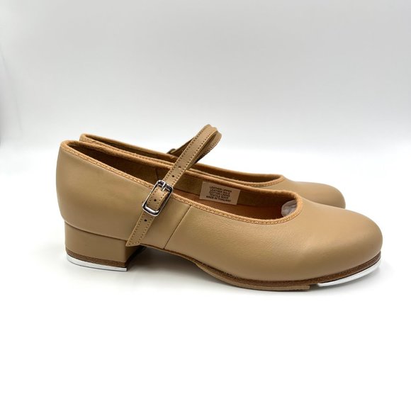 Bloch | Shoes | Bloch S302l Tap On Caramel Tan Leather Mary Jane Strap ...
